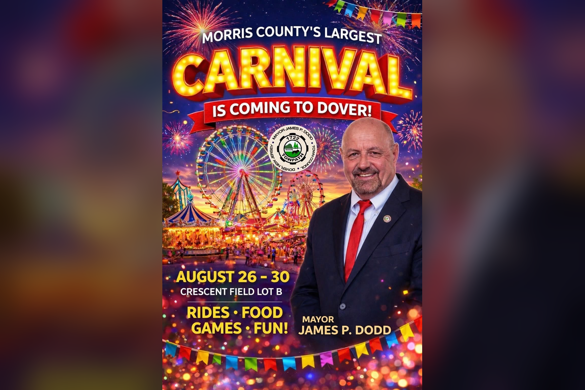 Dover Hosts the Largest Carnival in Morris County August 26-30, 2026 ...